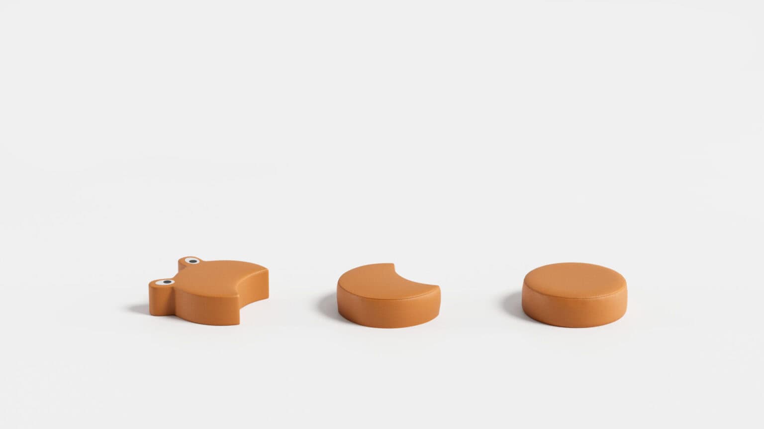 Moon – Lightweight Nursery Stool with Playful Rounded Design