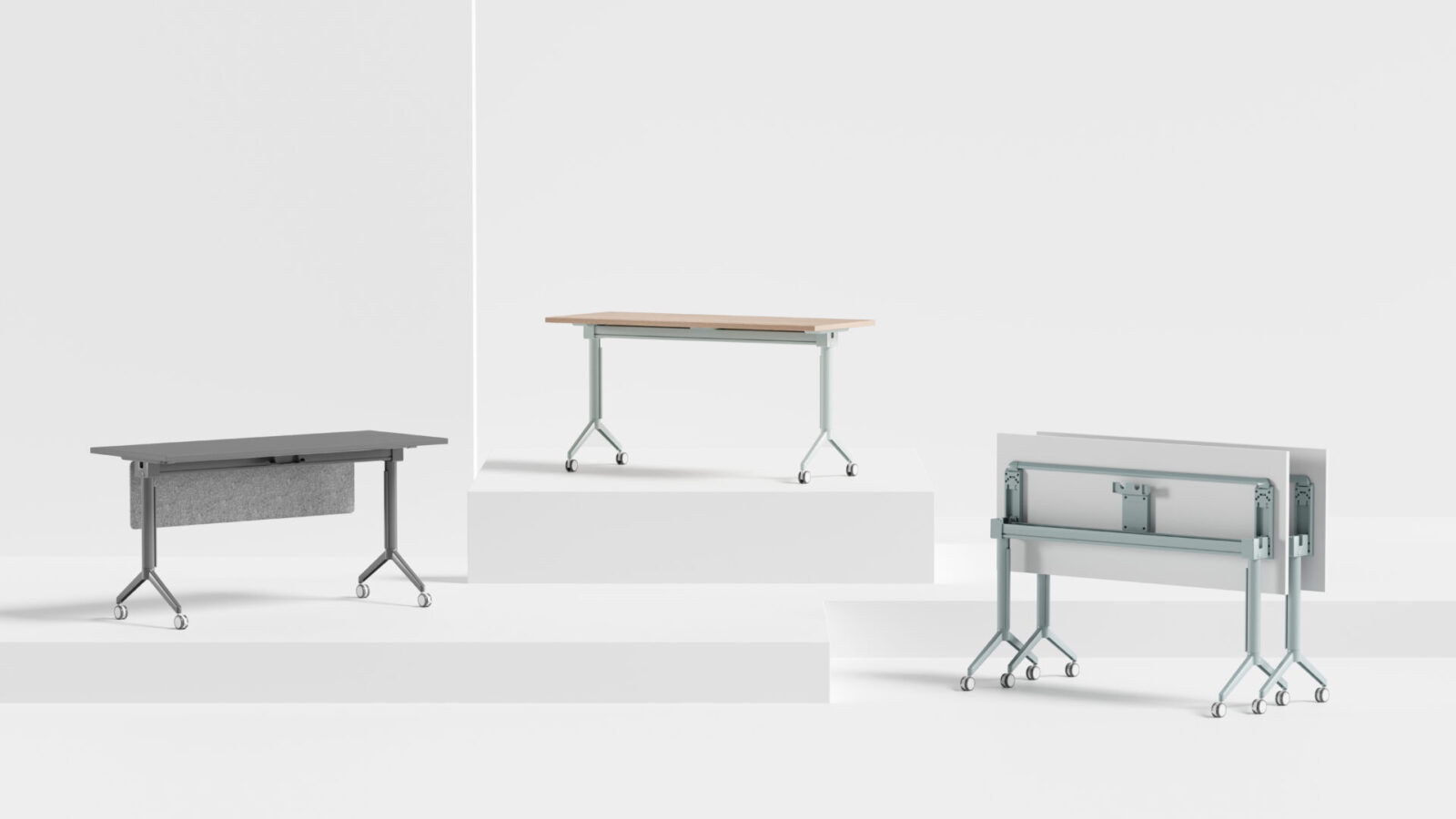 Note Foldable Table – Space-Saving Desk for Offices, Training & Meeting ...