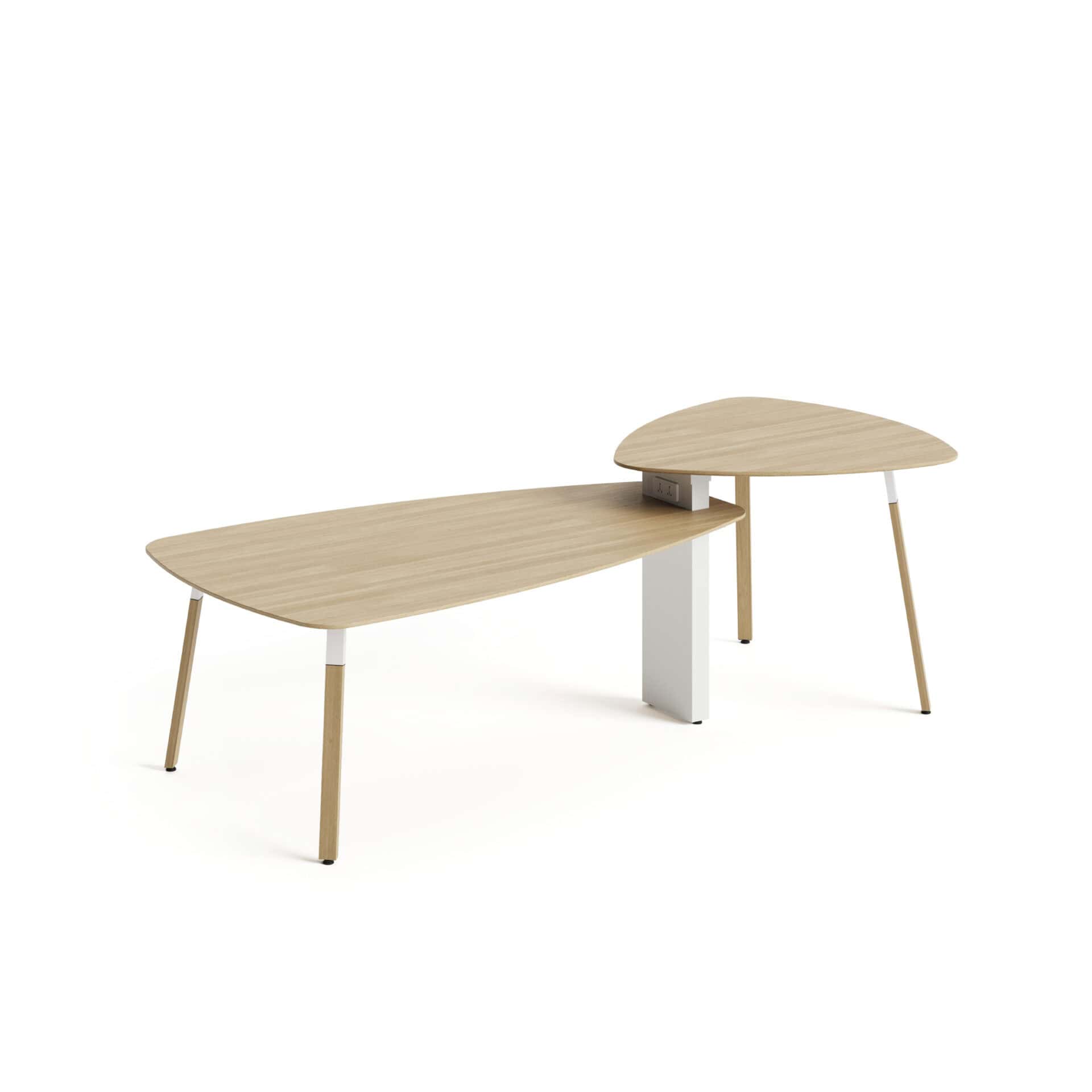 Flow Working Table – Durable Beam-Supported Desk for Flexible Workspaces