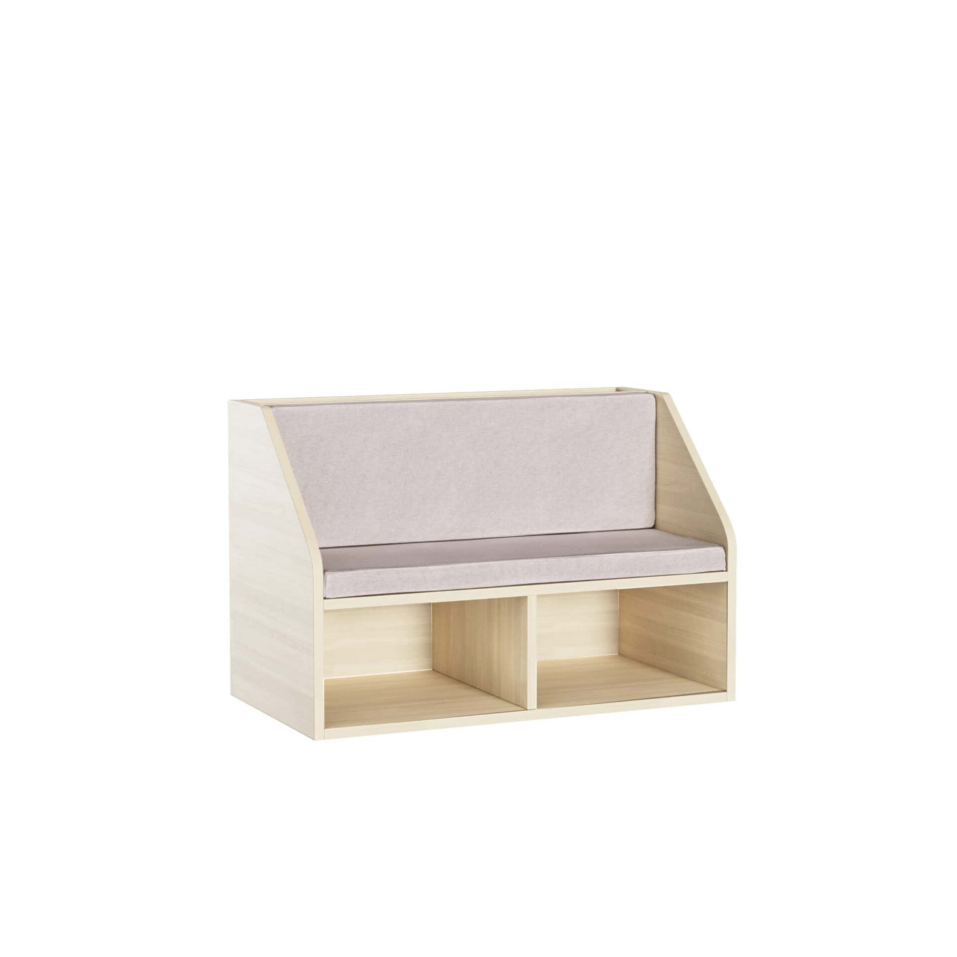 Melody Seat – Cushioned Reading Bench with Storage Compartments