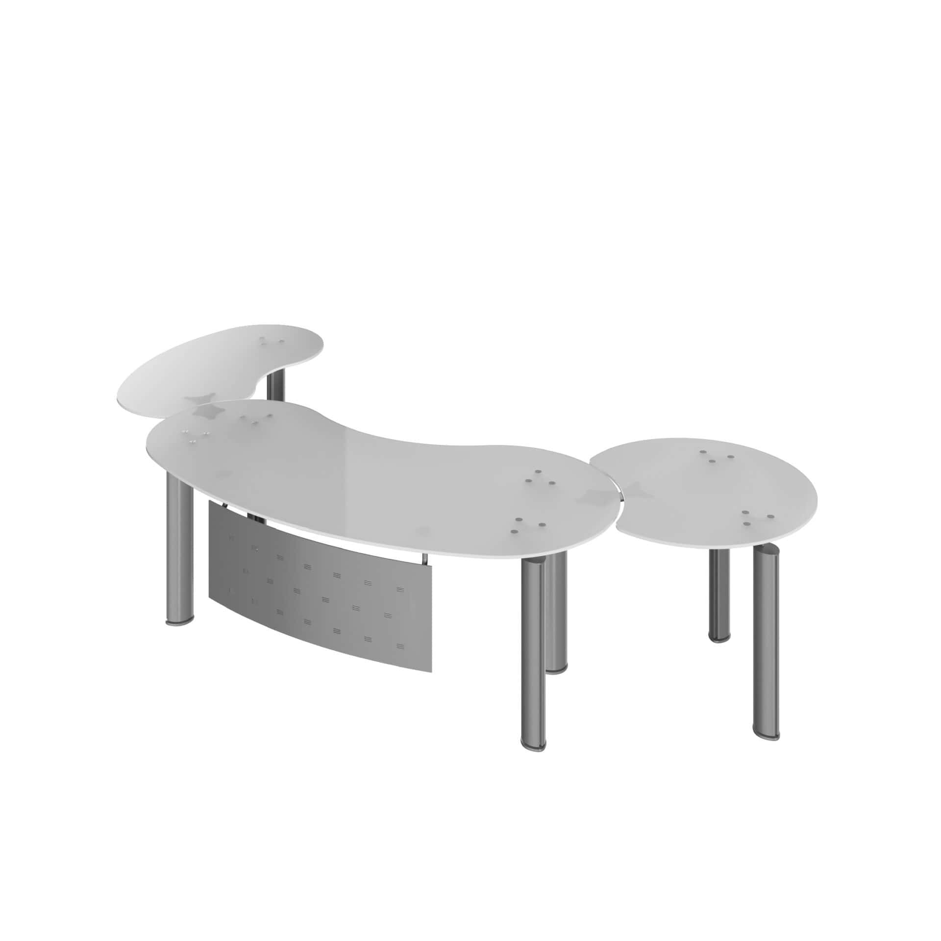 Sigma Executive Desk – Contemporary Office Desk with Integrated Cabinet