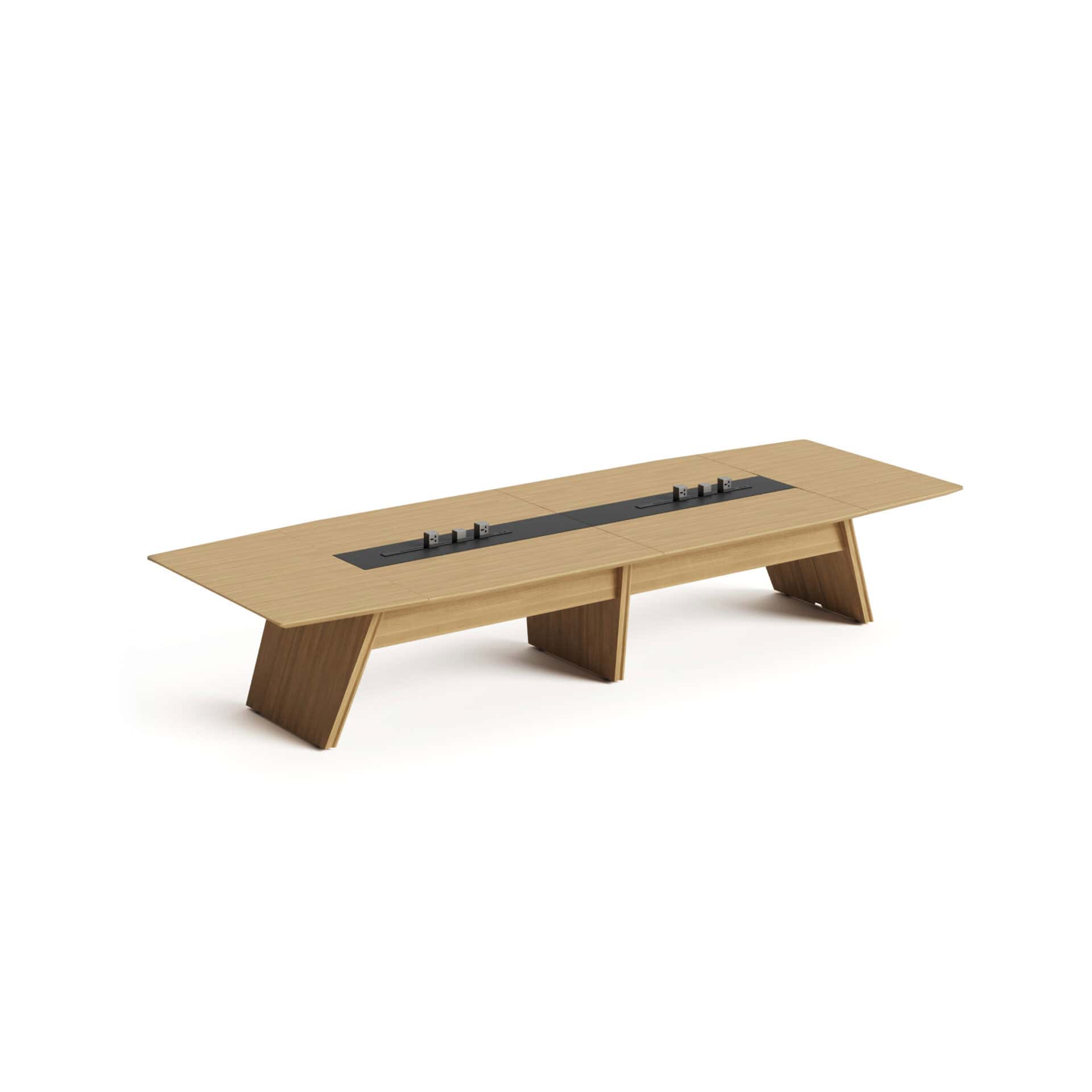 Theo Meeting Table – Executive Table with Built-in Power for Boardrooms