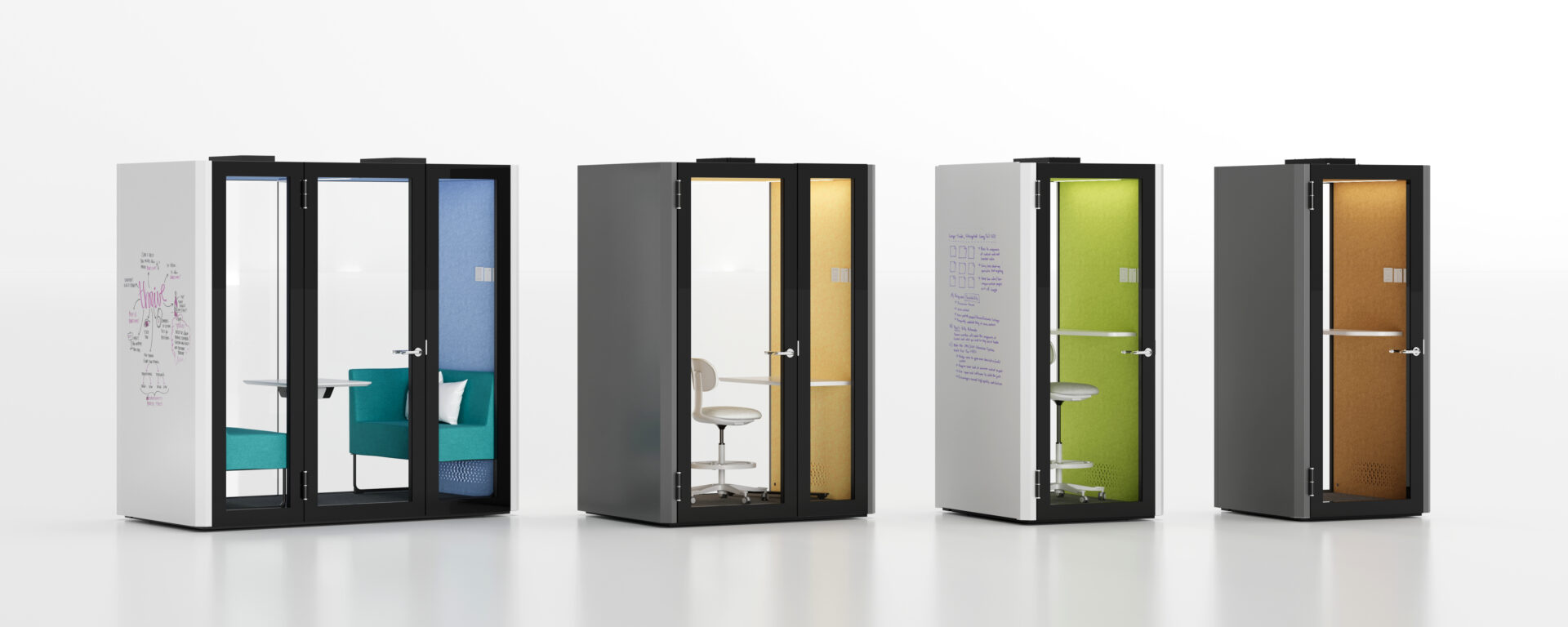 Pods & Booths Box – Private Space for Focused Work and Meetings